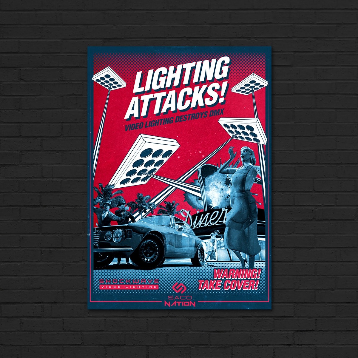 SHOCKWAVE DESTROYS DMX POSTER - SACO Technologies Inc