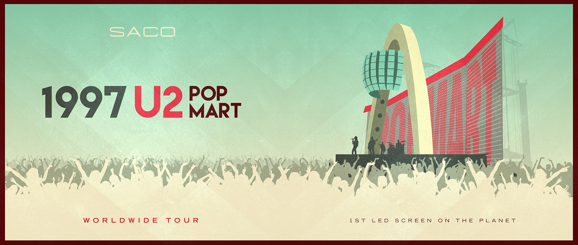 U2 Pop Mart Poster – SACO Technologies Inc